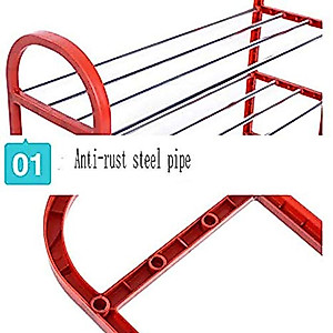 DINGZZ Assemble Simple Dormitory Shoe Racks, Dormitory Storage Plastic Racks Multi-Layer Homes Save Space