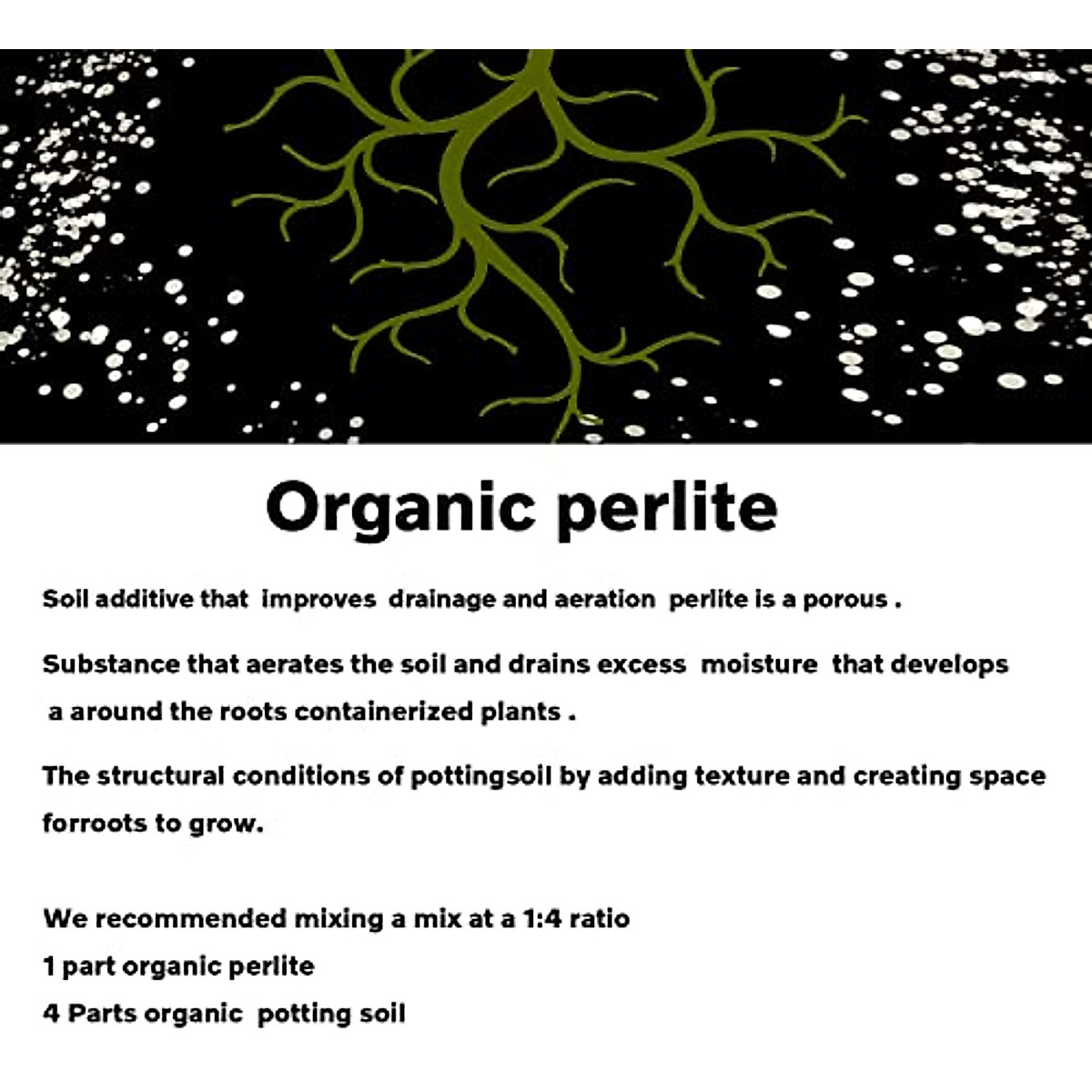 15 QT Professional Grade Horticultural Organic Perlite (15 QT, Perlite)