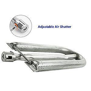 Htanch SN2461(3-Pack) SA2461 (3-Pack) 16GA Heat Plate Burner and Burner Electrode Replacement for American Outdoor Grill 24NB, 24NG, 24NP, 24PC, 36NB, 36PC Grills