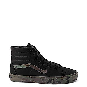 Vans Sk8 Hi Skate Shoe - Black/Camo (M10.5)