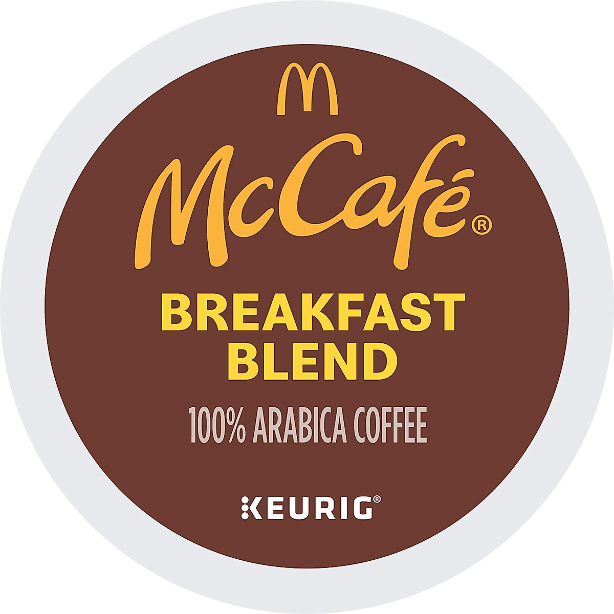 McCafé Breakfast Blend, Keurig Single Serve K-Cup Pods, Light Roast Coffee Pods, 72 Count