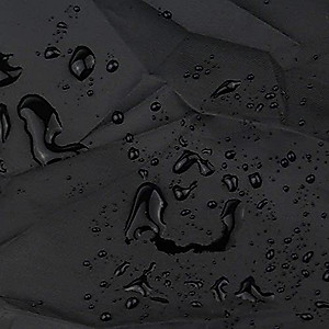 Aurragiy Patio Cushion Storage Bag Extra Large Oxford Fabric Outdoor Cushion Bag Waterproof Resistant Outdoor Zippered Storage Bags for Furniture Cushions 68" L x 30" W x 20" H (Black)