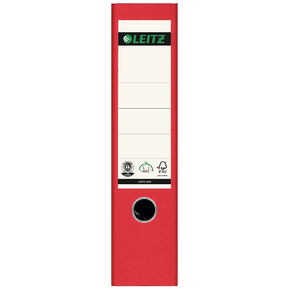 Leitz 180° A4 Board Lever Arch File 80mm Red - Pack of 3