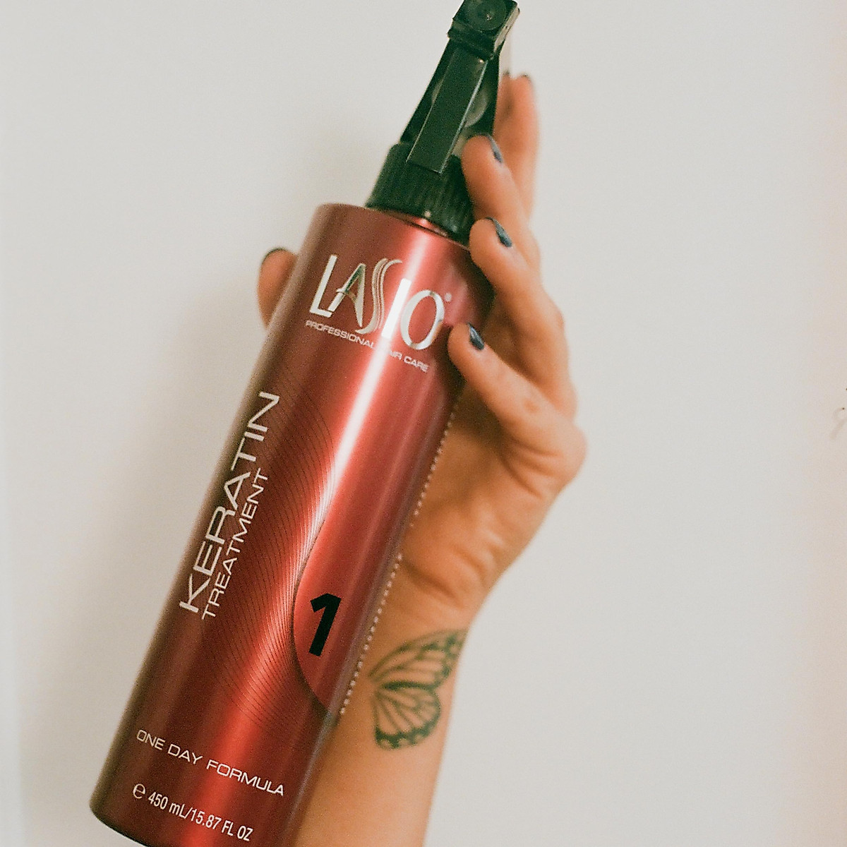 Lasio Keratin One Day Formula with Amber Extract - 15.87 Fl. Oz. - Universal Keratin Treatment for Frizz Elimination and Curl Reduction - Lightweight Conditioner for Stronger, Healthier Hair