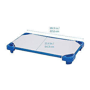 ECR4Kids Cot Sheet, Toddler Size, Rest Time Accessories, White, 12-Pack