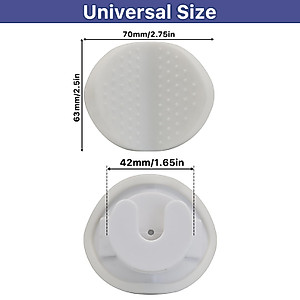 Baby Gate Banister Adapter (2 Pack) Universal Hardware for Pressure Mounted Baby Gate for Stairs Banister to Wall Baby Gate Parts Stair Gate for Pets Banister Baby Gate Extender Work on Stairs, White