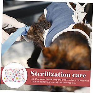 DOITOOL Puppy Collars Small Dog Clothes Dog Collars for Small Dogs Puppy Clothes Dog Collar for Puppies Small Cat Collar Puppies Collars Pet Clothes Recovery Suit Breathable Clothing