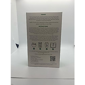 Fly Away - Fruit Fly Trap Kit: 3 Reusable Traps & Liquid Lure. Fast Acting. Stylish Design, Perfect for Kitchens, Bars, Restaurants, Wineries. Catch Fruit Flies for 90+ Days. Indoor Use