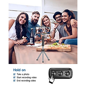 TIK Tok Bluetooth Remote Control, Tiktok Wireless Scrolling Control Page Turner Rechargeable with Ring Design and Charging Case Compatible with iOS/Android