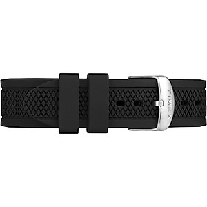 Timex Men's TW2P87200 Taft Street Black Silicone Strap Watch