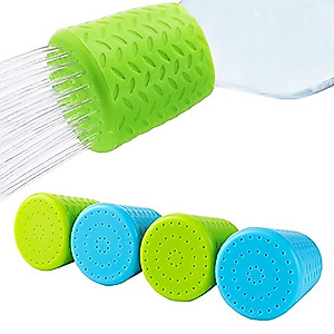 4 Pieces Portable Dog Shower Head Outdoor Camping Mud Dog Shower Sprayer Head Attachment Water Bottle Shower Bathing Gear Pet Grooming Tool