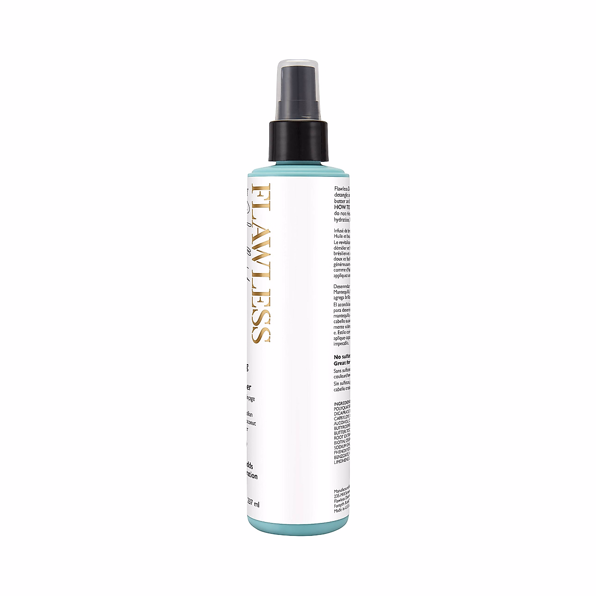 Flawless by Gabrielle Union Detangling Leave-in Conditioner Spray with Shea Butter, Brazilian Bacuri Butter, 8 Oz