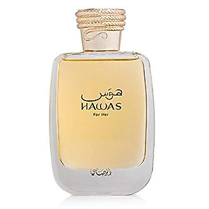 RASASI Hawas Eau de Parfum Spray for Women, 3.4 Ounce