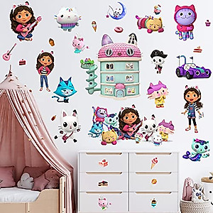 Anime Wall Decals Removable Peel and Stick Wall Decoration Stickers, Ideal for Boys Girls Bedroom Bathroom Living Room Kitchen Nursery Playroom Bedroom Background Wall Decor