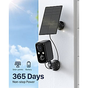 IHOXTX Security Cameras Wireless Outdoor, Flood Light Solar Cameras for Home Security, Home Camera with Color Night Vision, PIR Human Detection, 2-Way Talk, IP66 Waterproof, SD Card/Cloud Storage