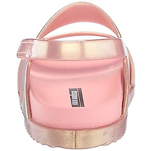 Mini Melissa Baby-Girl's Mini Cosmic Sandal Slipper, Rose Gold, 5 Medium US Toddler