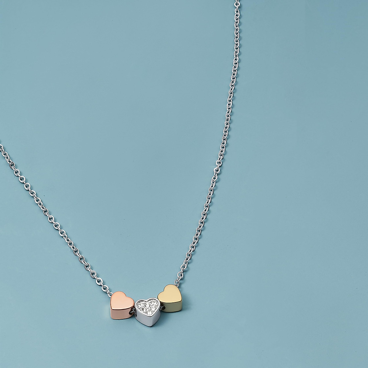 Fossil Women's Silver-Tone Necklace, Color: Silver (Model: JF02856998)