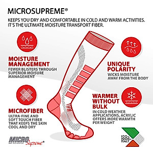 Eurosock Kids Supreme Jr Ski Socks, Deep Black, XS(2-Little 4 Big