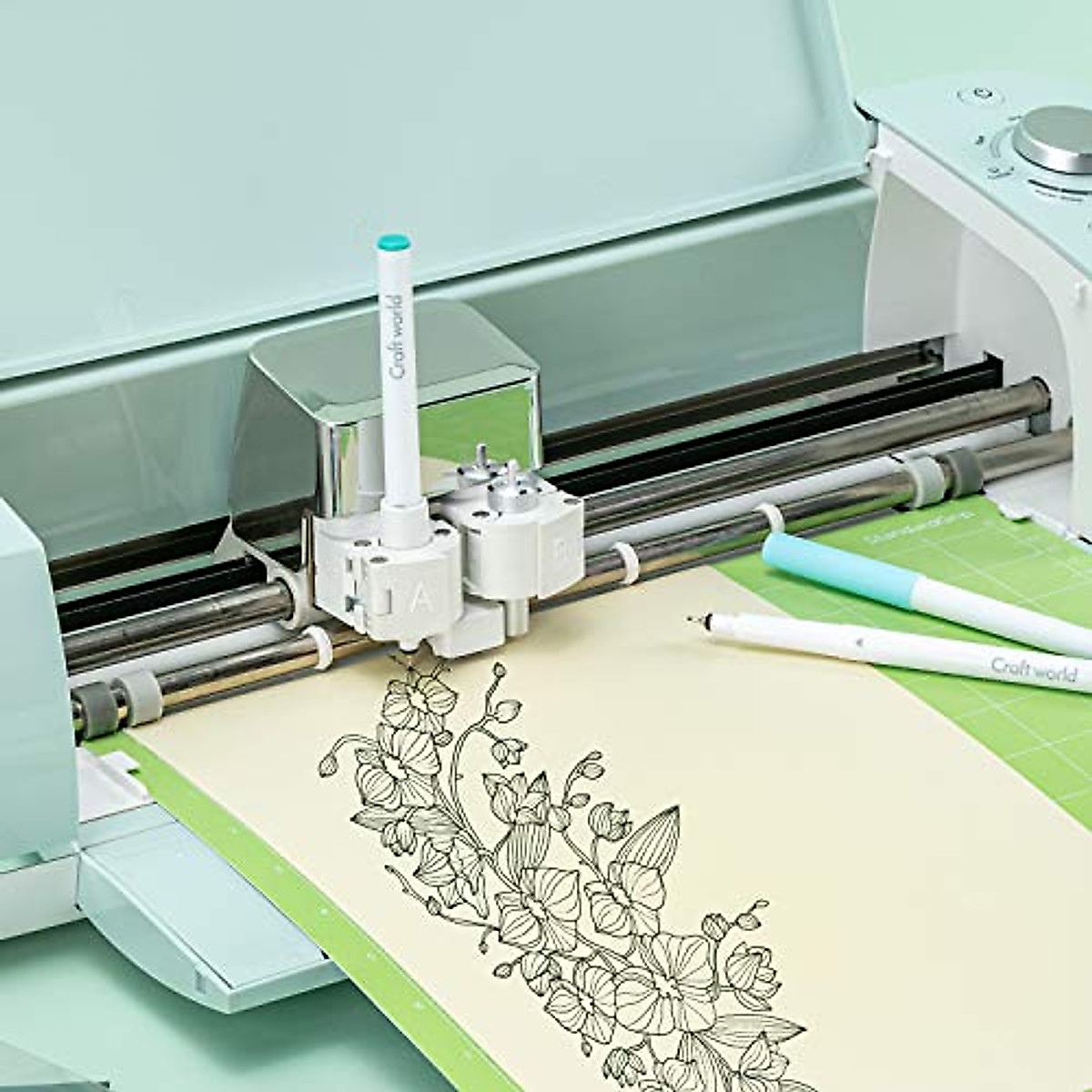 CRAFT WORLD 0.4 Tip Fine Point Pens for Cricut Maker 3/Maker/Explore 3/Air 2, Ultimate Fine Point Pens Set of 30 Pack Assorted Tools Accessories Writing Drawing Pen Compatible with Cricut