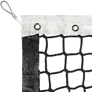 Aoneky 42' Outdoor Replacement Professional Tennis Court Net - 4 mm Polyester Cord