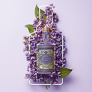 4711 Floral Collection Lilac for Unisex Eau de Cologne Spray, 3.4 Ounce