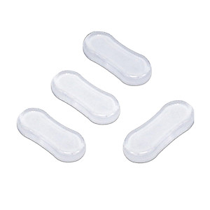 5Pcs Transparent Toilet Seat Bumper Set, Silicone Strong Adhesive Toilet Seats Lid Bumpers, Toilet Seat Buffers, Toilet Lid Rubber Pads for, Home, Hotel and Hospital Toilets and Toilet Parts