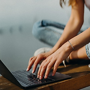 Ldurian Morse Code Bracelet for Women- Fuck Off Inspirational Morse Code Bracelets Ajustable string Bracelet Secret Message Friendship Gifts