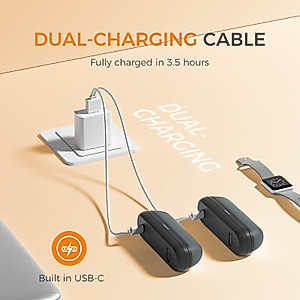 OCOOPA 2 in 1 Magnetic Rechargeable Hand Warmers, UT2s Mini Electric Handwarmers 2 Pack, Split USB-C, Reusable Portable Pocket Heater, Raynauds, Golf, Tech Gifts for Women Men