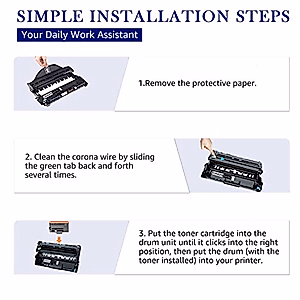 MOOHO Compatible Drum Unit Replacement for Brother DR820 DR-820 DR 820 for HL-L6200DW MFC-L5850DW MFC-L5900DW MFC-L6700DW MFC-L5800DW MFC-L5700DW HL-L5200DW HL-L5100DN Printer (Black, 2-Pack)