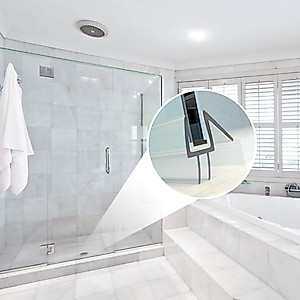 3-Pack 3/8" x 39" Shower Door Bottom Seal - Shower Door Sweep - Frameless Glass Seal Strip - Stop Shower Leaks and Create a Water Barrier, 10MM