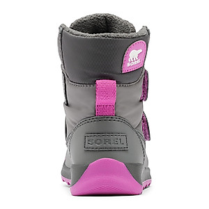 Sorel Youth Unisex Little Children's Whitney II Strap Waterproof Boots - Quarry, Grill - Size 6