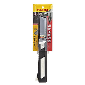 TAJIMA Chisel Knife 80 - DK Series Electrician's Tool with Deburring Groove & Elastomer Grip - DK-TN80-T