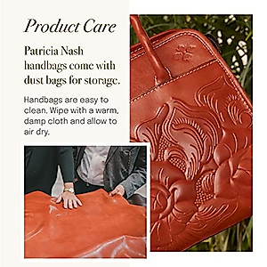 Patricia Nash | Torri Crossbody Bag | Leather Crossbody Purse | Genuine Leather Handbag for Women, Signature Map