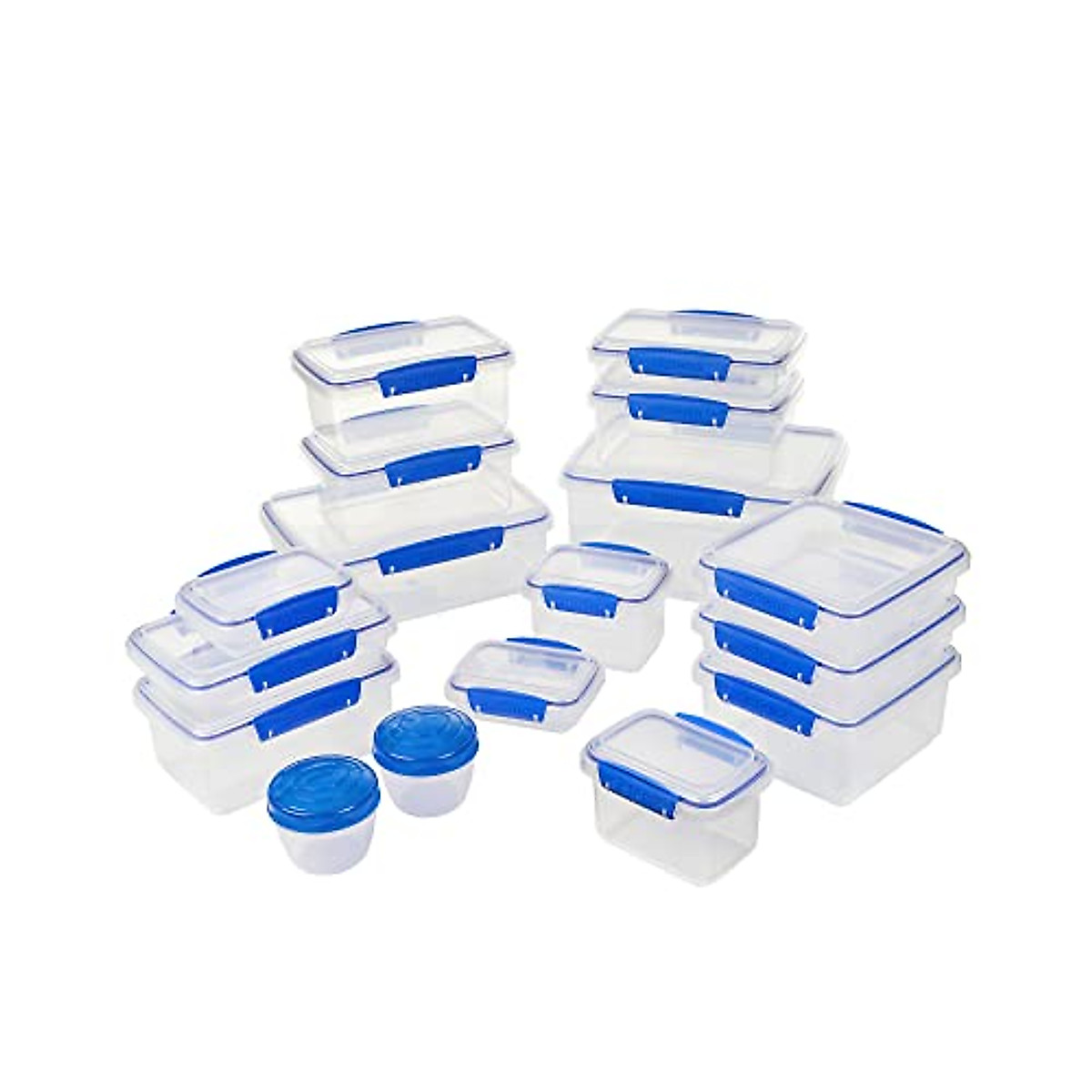 Sistema KLIP IT Collection Food Storage Containers, 34-Piece Set,Blue