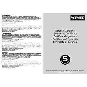 WENKO 22693100 Vacuum-Loc® Cosmetic Mirror Quadro, Acrylonitrile-Butadiene-Styrene (ABS), 14 x 19.5 x 8 cm, Shiny