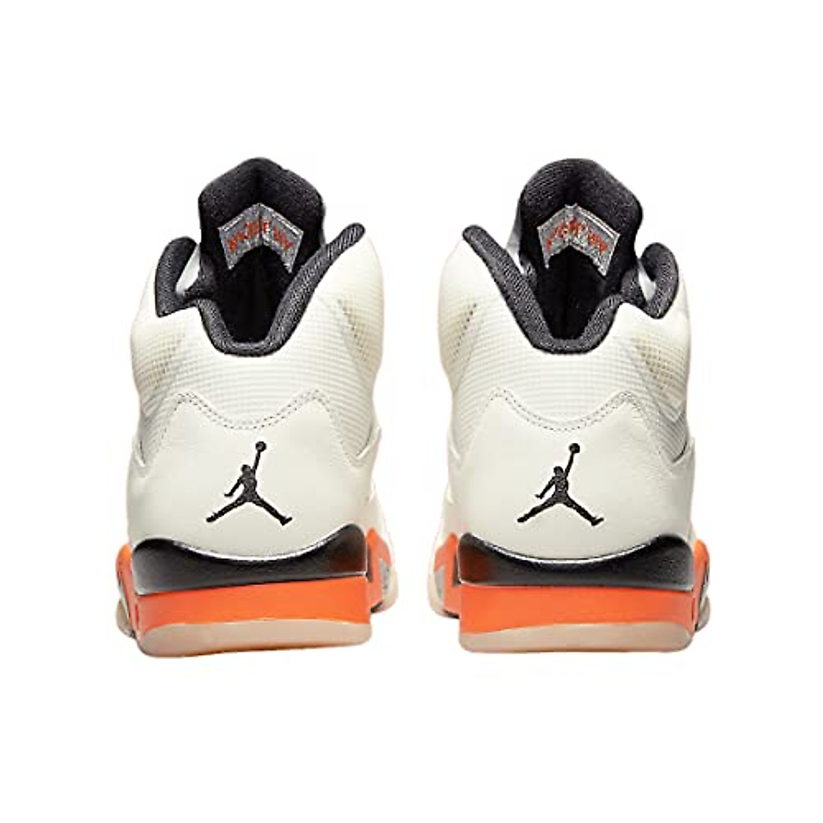 Jordan Men's 5 Retro Shattered Backboard Sail/Orange Blaze (DC1060 100) - 8