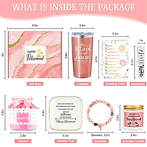 Launrada Retirement Gifts for Women 2024 Best Retirement Gifts Ideas for Women Happy Retirement Gifts Classy Retirement Gift for Woman Funny Retired Gifts for Women Coworker Teacher Nurse Mom Boss