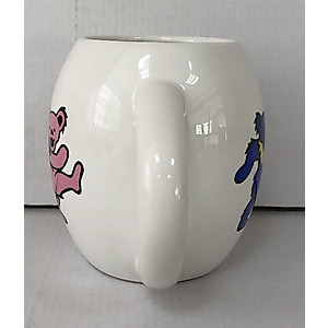 Bioworld Grateful Dead Dancing Bears 18 oz Oval Ceramic mug