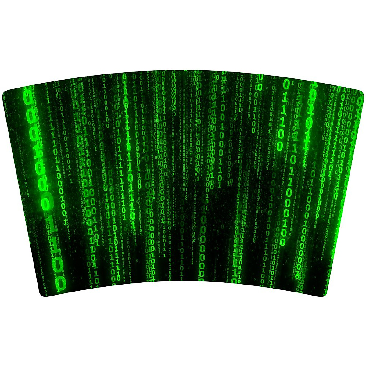 Mugzie 16 Ounce Stainless Steel Travel Mug with Wetsuit Cover - Matrix Style Coding