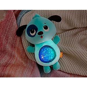 B. toys- B. baby –Baby Soothing Plush Dog- Gloiwng Tummy with Lights & Sounds- Twinkle Tummies Dog–6 Months +