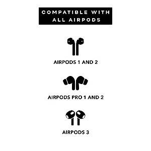 Tapper Active - Black Nylon/Stainless Steel Strap for AirPods & AirPods Pro