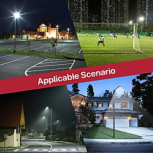 2Pack 200W LED Parking Lot Lighting 30000LM 5000K LED Pole Lights Outdoor with Dusk to Dawn, LED Parking Lot Lights Outdoor Pole Mount-𝟳𝗬𝗿𝘀 𝗪𝗮𝗿𝗿𝗮𝗻𝘁𝘆 (Coverage: 55~75Ft at Height:25~35Ft)