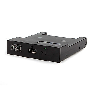 Candeon Floppy Disk Drive, 3.5 inch 1000 Simulation Floppy Disk Drive Emulator Plug Floppy Disk Drive