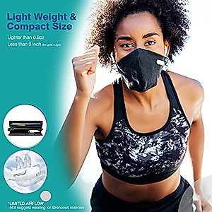 renemos Face Mask Fan Clip on - Electric Cooling Fan for Mask Wearable, Updated Larger Air Velocity with Soft Silicone Coating, Portable and Rechargeable