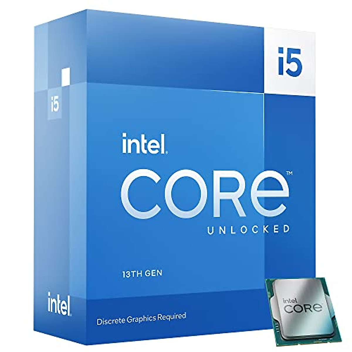Intel Core i5-13600KF Desktop Processor 14 cores (6 P-cores + 8 E-cores) 24M Cache, up to 5.1 GHz & NZXT H5 Flow Compact ATX Mid-Tower PC Gaming-Case – High Airflow Perforated Front Panel – Black
