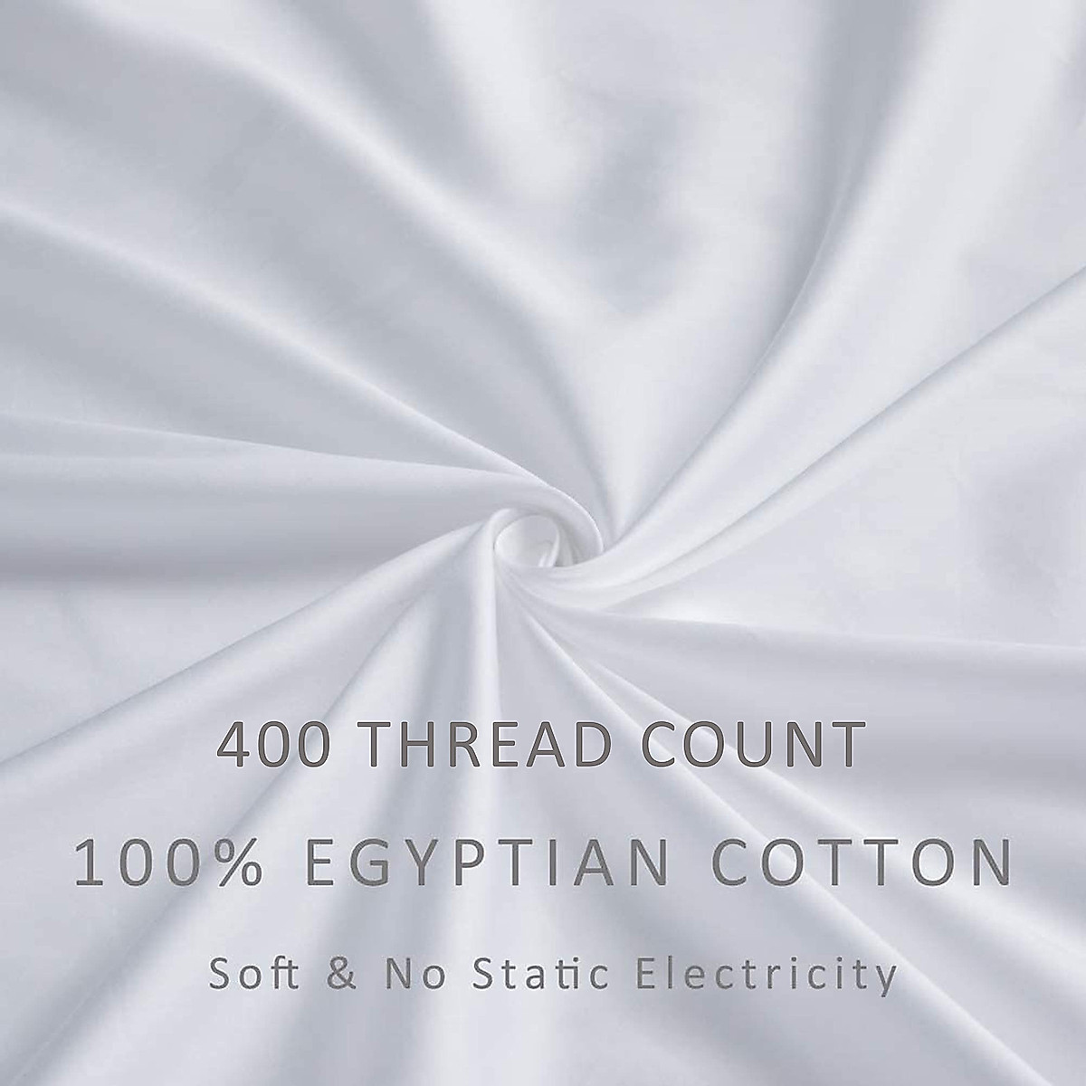 True-Luxury 400-Thread Count 100% Egyptian Cotton 3 Piece Duvet Cover Set King (104"x90") Zipper Closure Hotel Quality, Long Staple Egyptian Cotton Sateen Weave Easy Care - [King-Wine Solid]