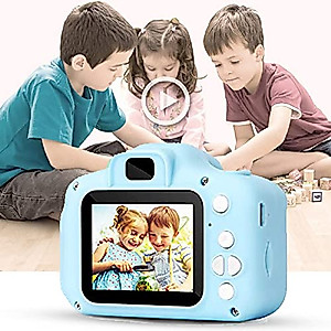 NARFIRE Children's Camera HD Mini Cartoon Shooting Toys Can Take Pictures Cute Digital Camera Gift with 16G Memory