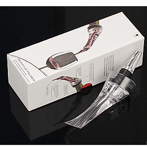 Wine Pourer Aerator Wine Aerator Pourer Spout Wine Decanter Wine Accessories and Gifts, Wine Aerator for Wine Bottle Wine Gifts for Women and Men Wine Air Aerator Pourer Clear