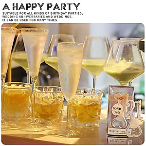 36 Pack 21th Birthday Bottle Opener for 21th Birthday Party Favors 21th Wedding Anniversaries Souvenirs Favors Gifts Decorations (36, Golden-21th)