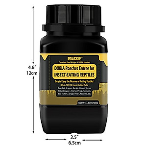 ROACKIE Dubia Roaches Entree Bearded Dragon Food, Leopard Gecko Food, Made from Dubia Roaches of Equal Weight